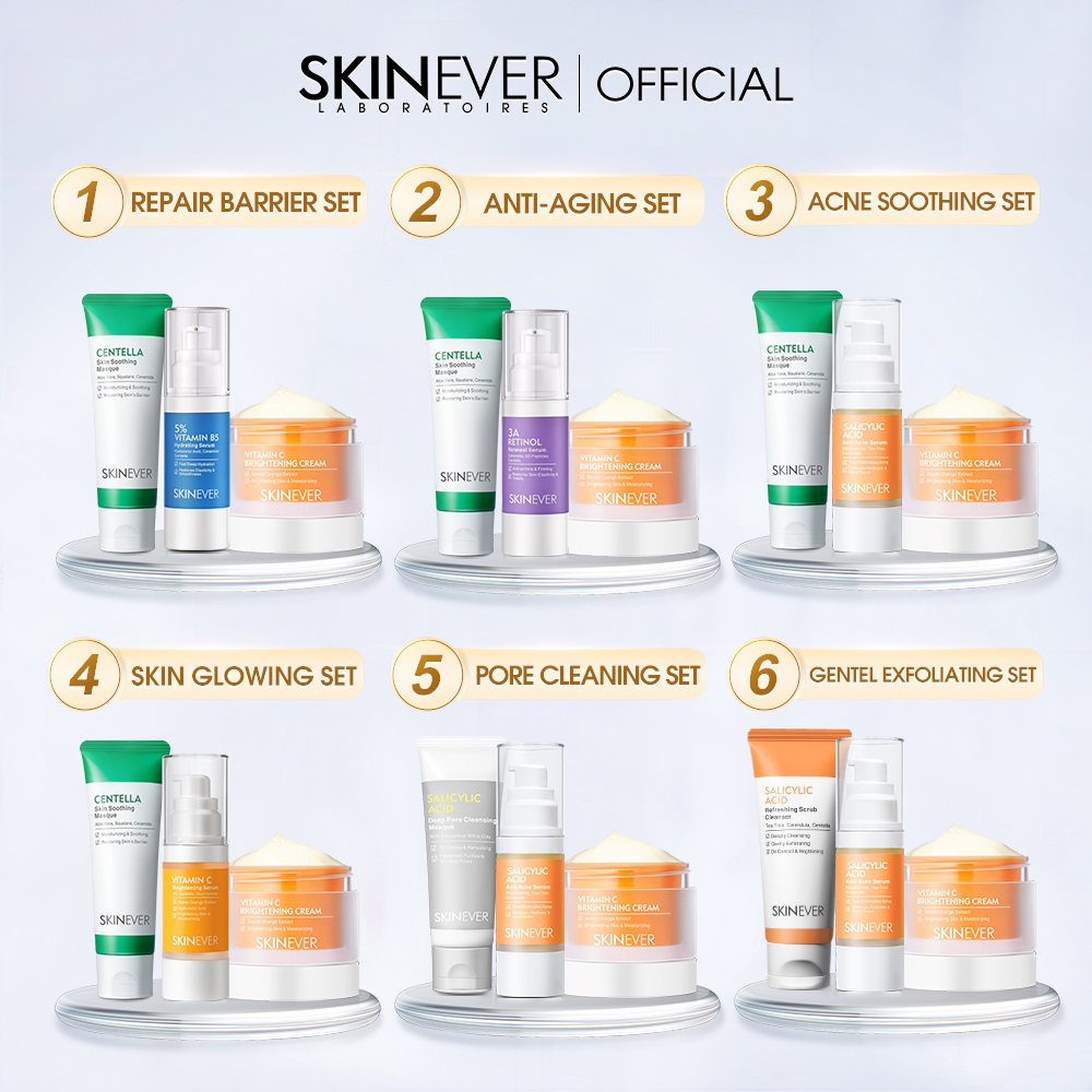 SKINEVER Herbal Mask Vitamin B5 Serum Moisturizer Retinol Acne ...