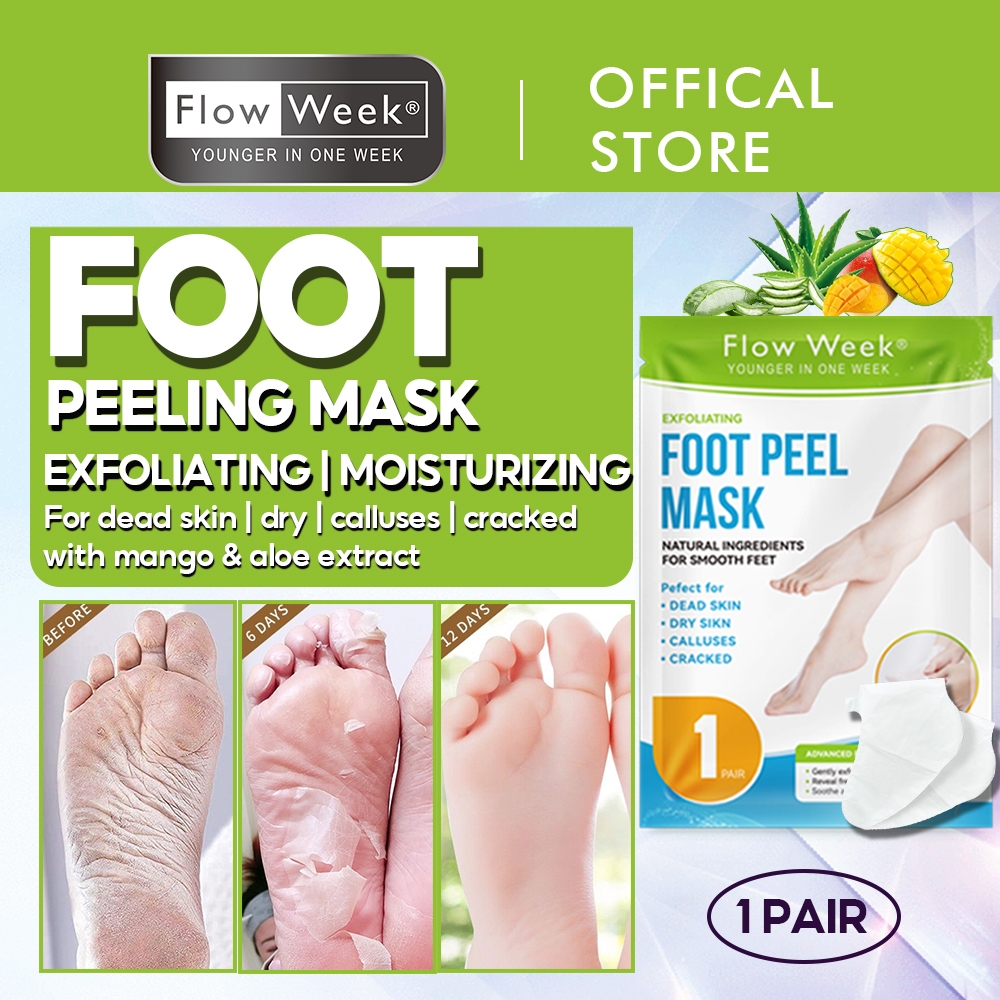 Flowweek Mango Foot Peeling Mask Foot Exfoliating Moisturizing Dead ...