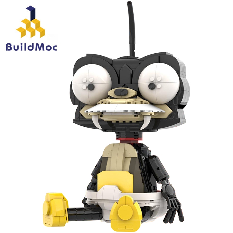 BuildMOC lego creator Nibbler figures model Futurama movie building ...