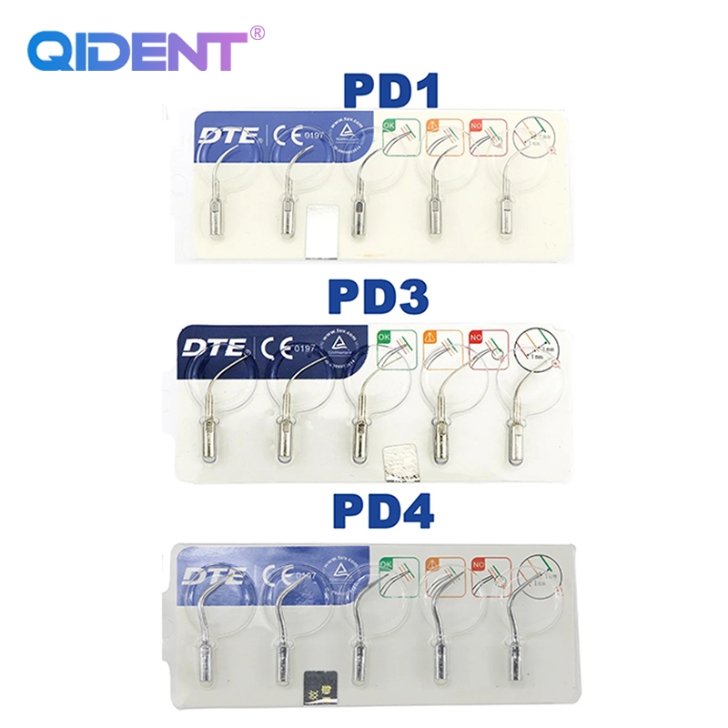 Woodpecker DTE Tips Dental Ultrasonic Scaler Tips Periodontics Tips Fit ...