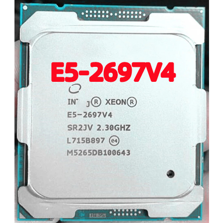 YZX Xeon E5-2697V4 E5-2697 V4 2697V4 E5 2697 V4 SR2JV 2.30GHz 18-Cores 45M LGA2011-3 Desktop CPU ...