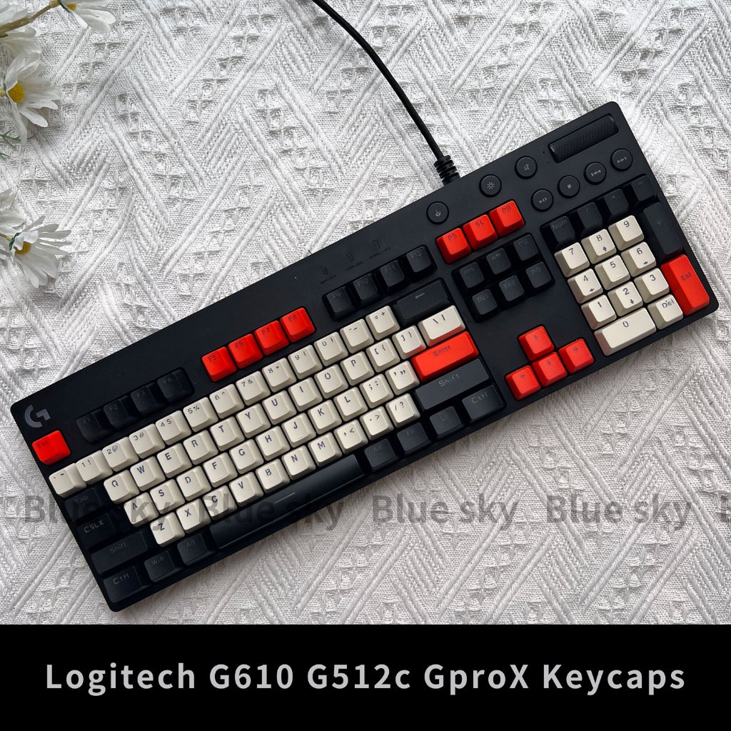 Fast shipping/Logitech G610 keycaps large carbon theme/ G512 C/GPRO X ...