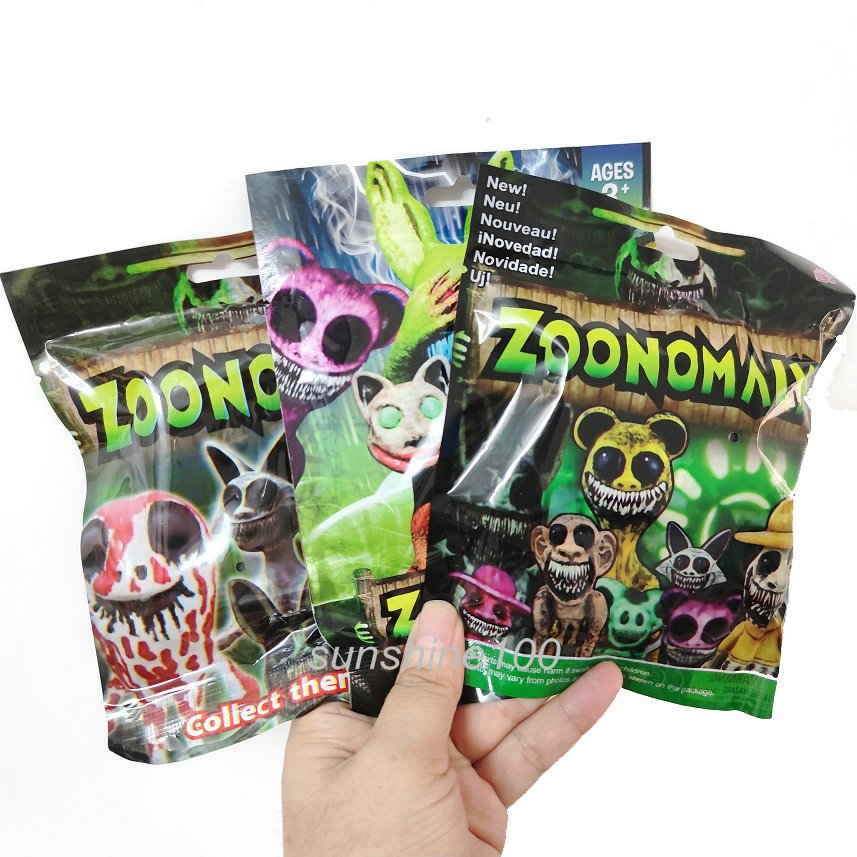 1Pack Random Zoonomaly Figure Cards Toy Horror Game Model Doll Zoon ...
