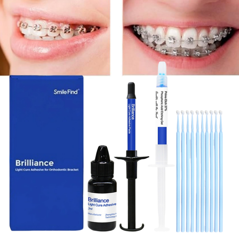 Dental Orthodontic Luting Cement Bonding System Metal Bracket Cure ...