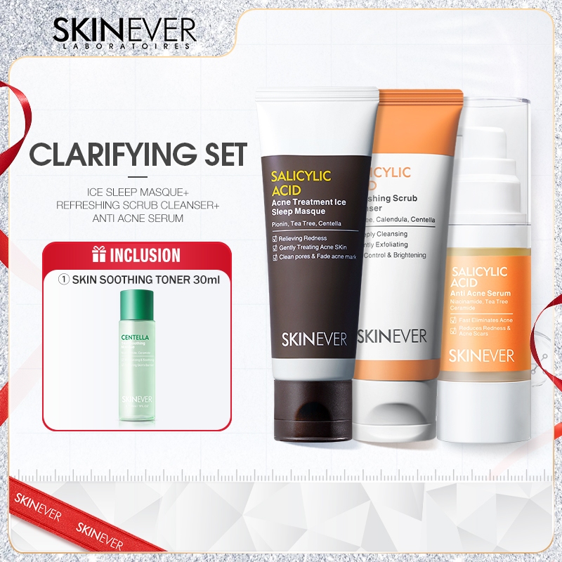 SKINEVER 3pcs Salicylic Acid Acne Removal Essence Oil Control Clean The ...