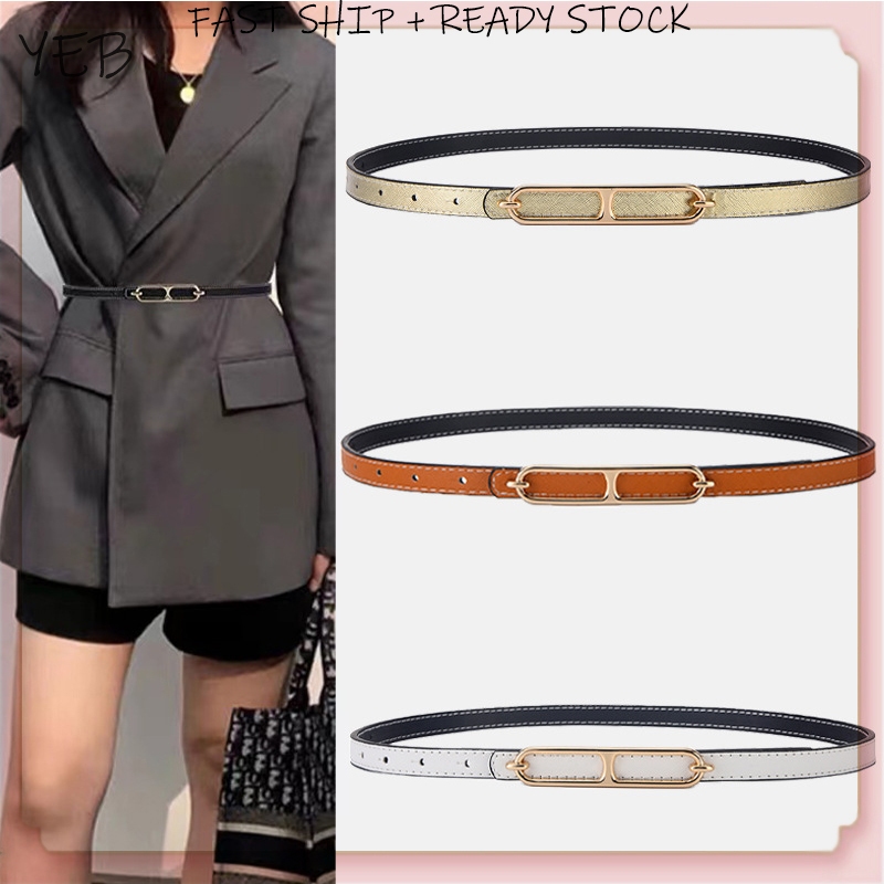 【READY STOCK MALAYSIA】Women's Casual Belt Basic Porous Adjustable ...