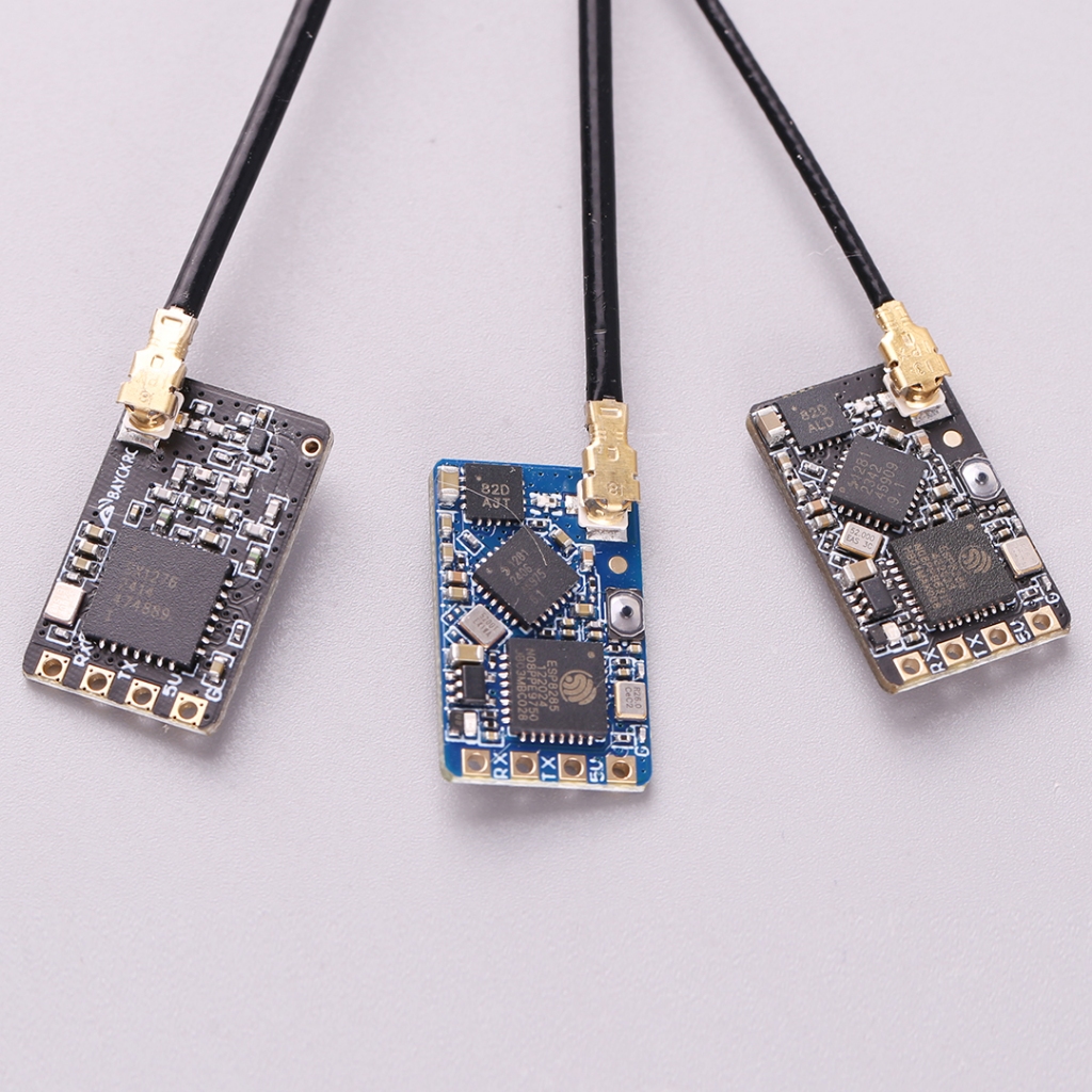 BAYCK ELRS 915MHz / 2.4GHz NANO ExpressLRS Receiver with T type Antenna Support Wifi upgrade for ...