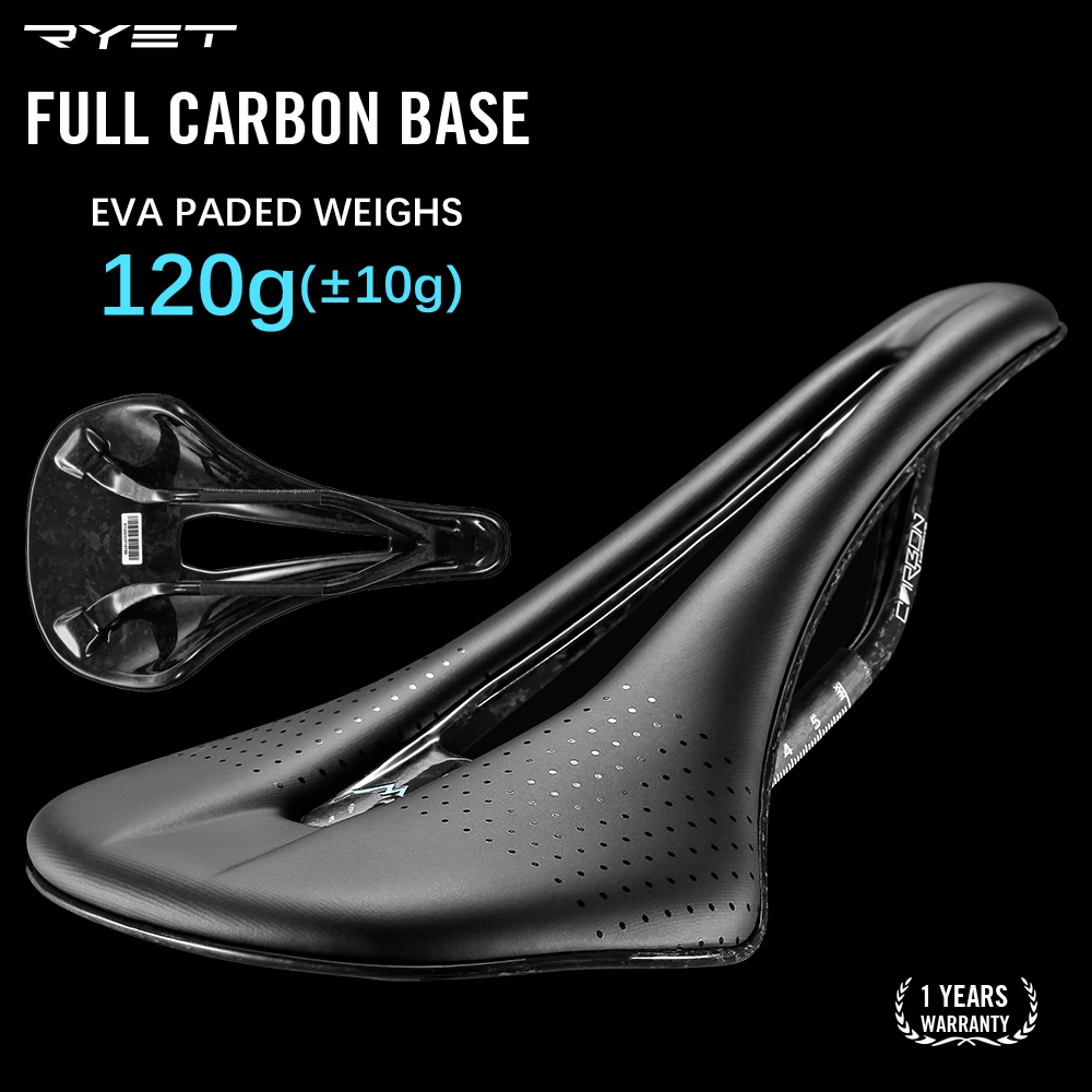 RYET 3D Printed Bike Carbon Saddle 140mm SuperLight 150g Road MTB ...