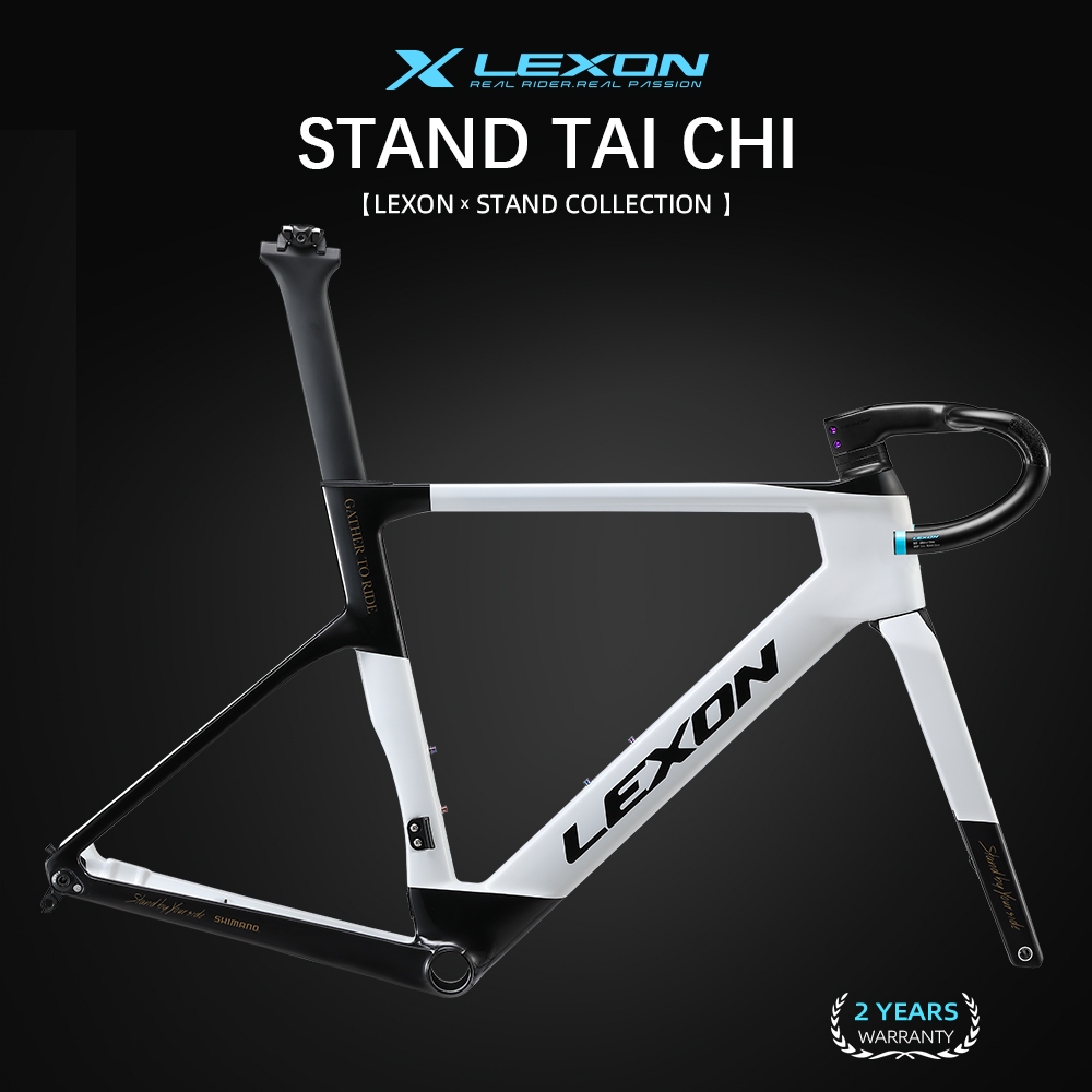 LEXON Disc Brake Carbon Road Bike Frame Fully Hidden Cable Line Road ...