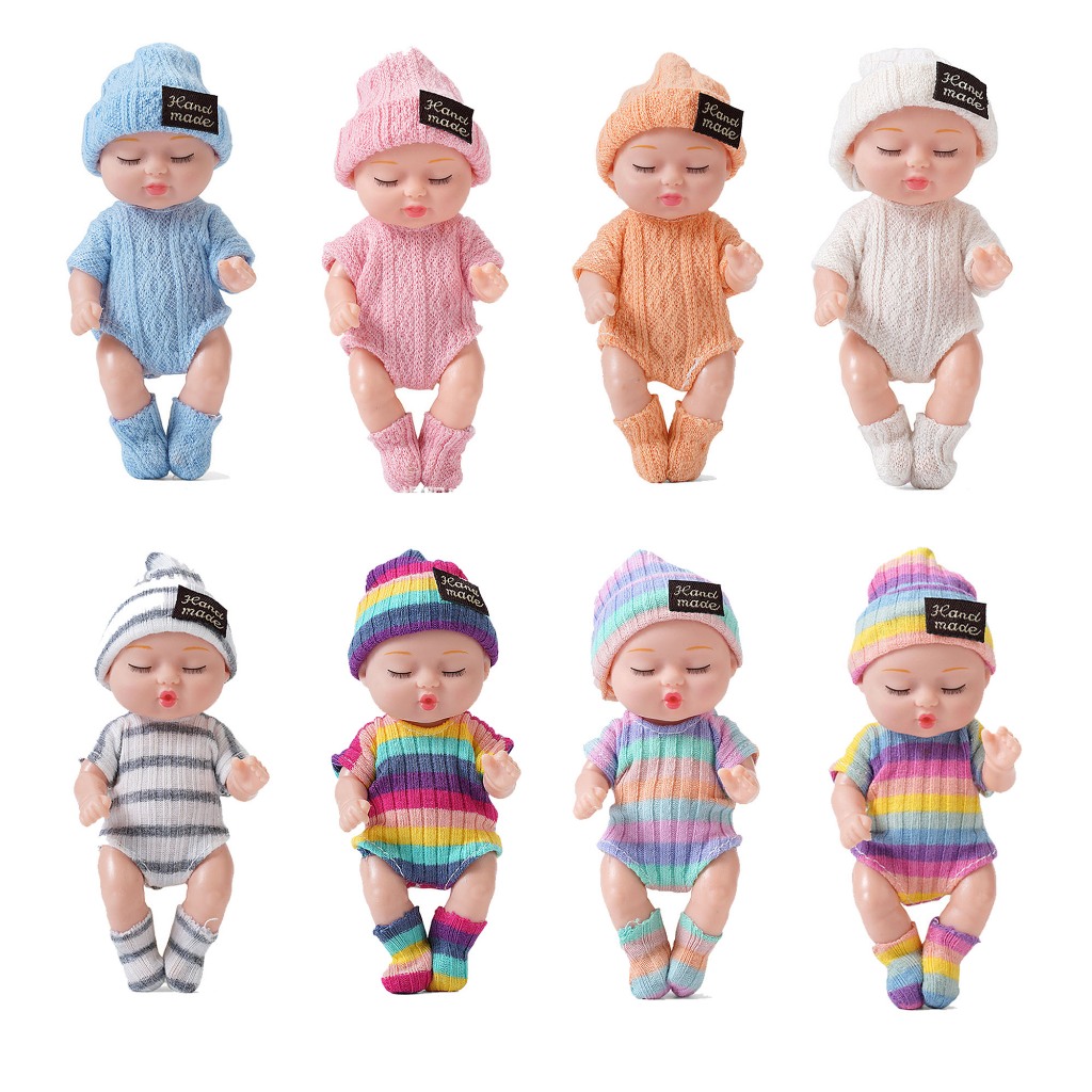 Sleeping Doll Silicone Rebirth Doll bjd Simulation Doll Mini Children's ...