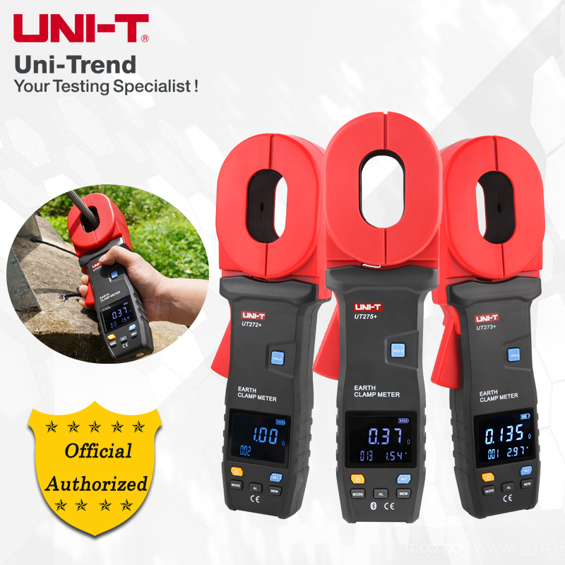 UNI-T UT272+ UT273+ UT275+ Clamp Earth Ground Testers Resistance ...