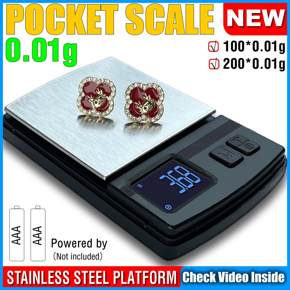 Digital Scale 0.01 Gram, Electronic Gold Scale for Jewelry Gem, Coffee ...