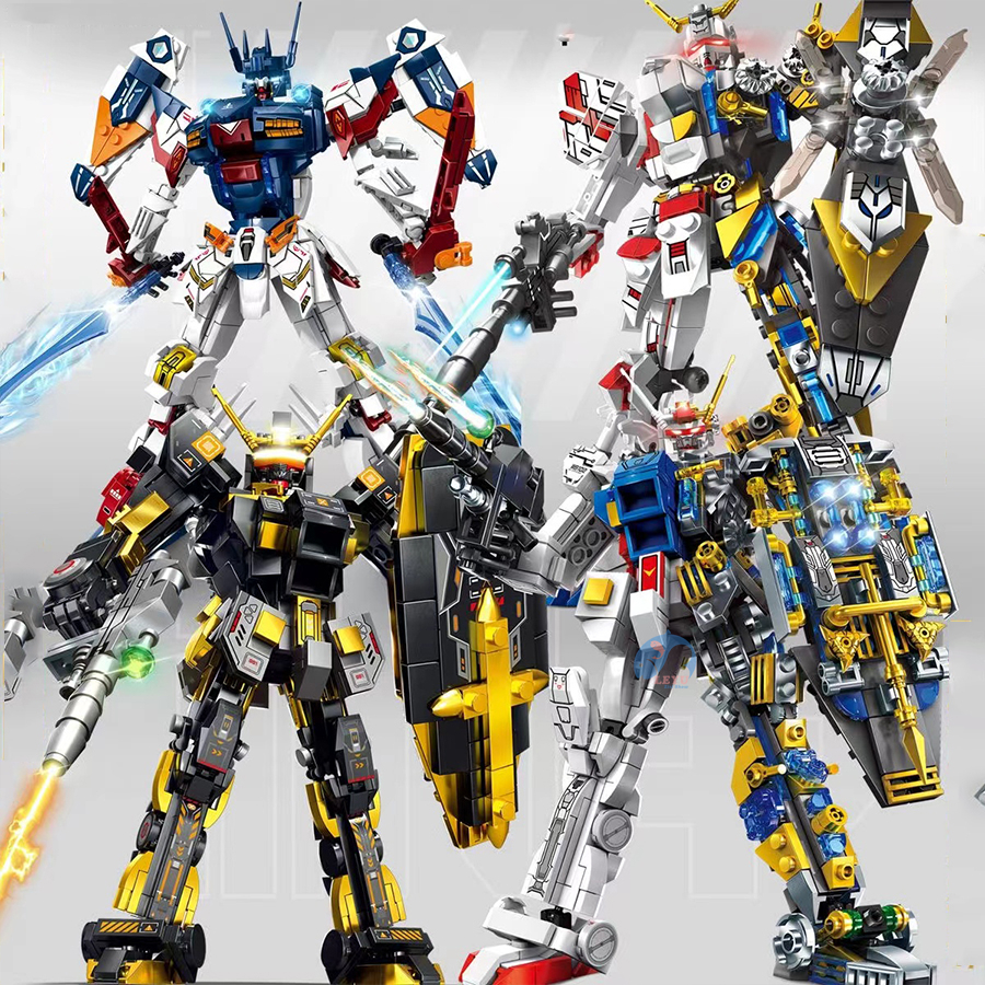 Robot Building Blocks Toy Set,Gundam Construction Kit Model, Action ...