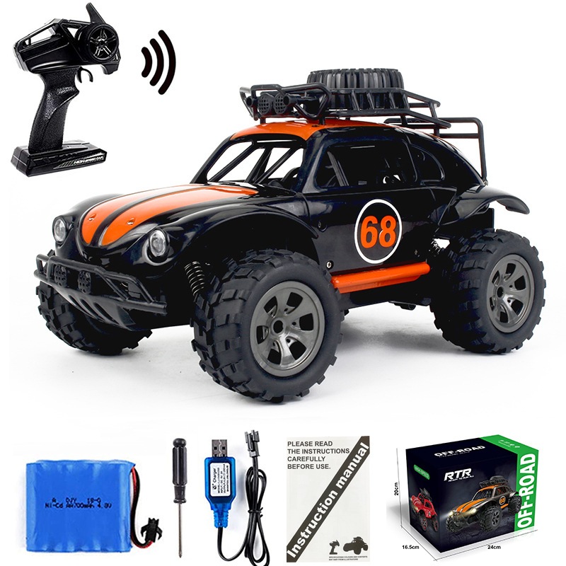 1/18 Scale Remote Control Car 2.4GHz High Speed Off Road RC Truck, 2WD ...