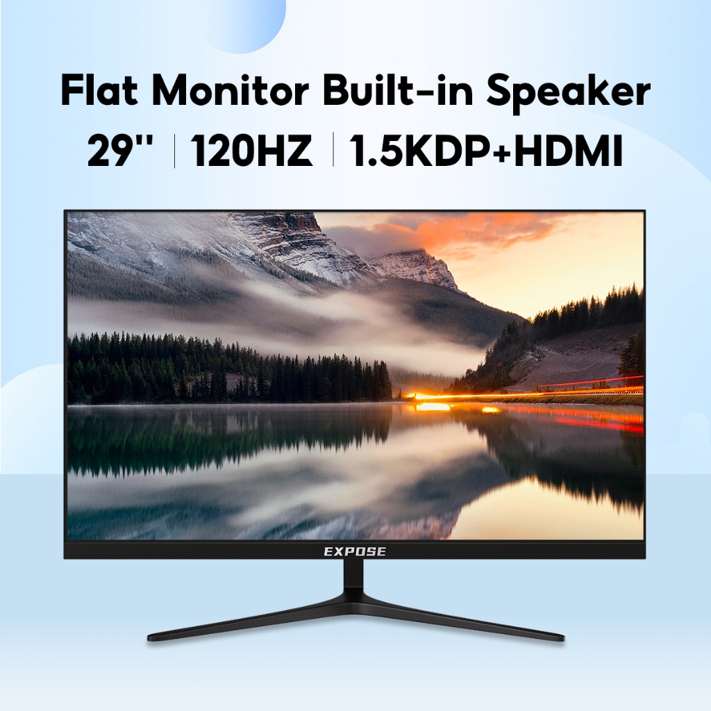 EXPOSE Monitor PC IPS 2K/4K Curved Gaming Monitor 24-27Inch built-in ...