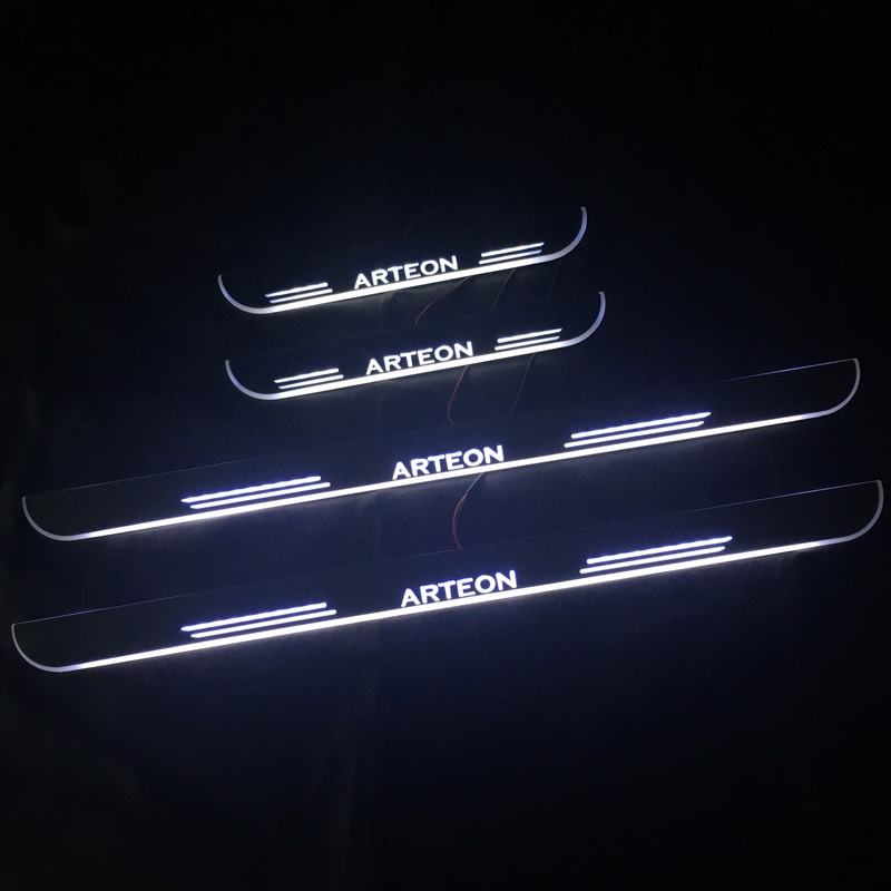 Volkswagen Arteon 2017-2025 Car Sticker Acrylic Moving LED Welcome ...