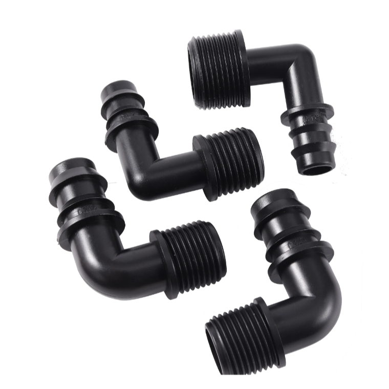 5 Pcs 1/2" 3/4" Male Thread Elbow Connector 16mm 20mm Pipe Connector ...