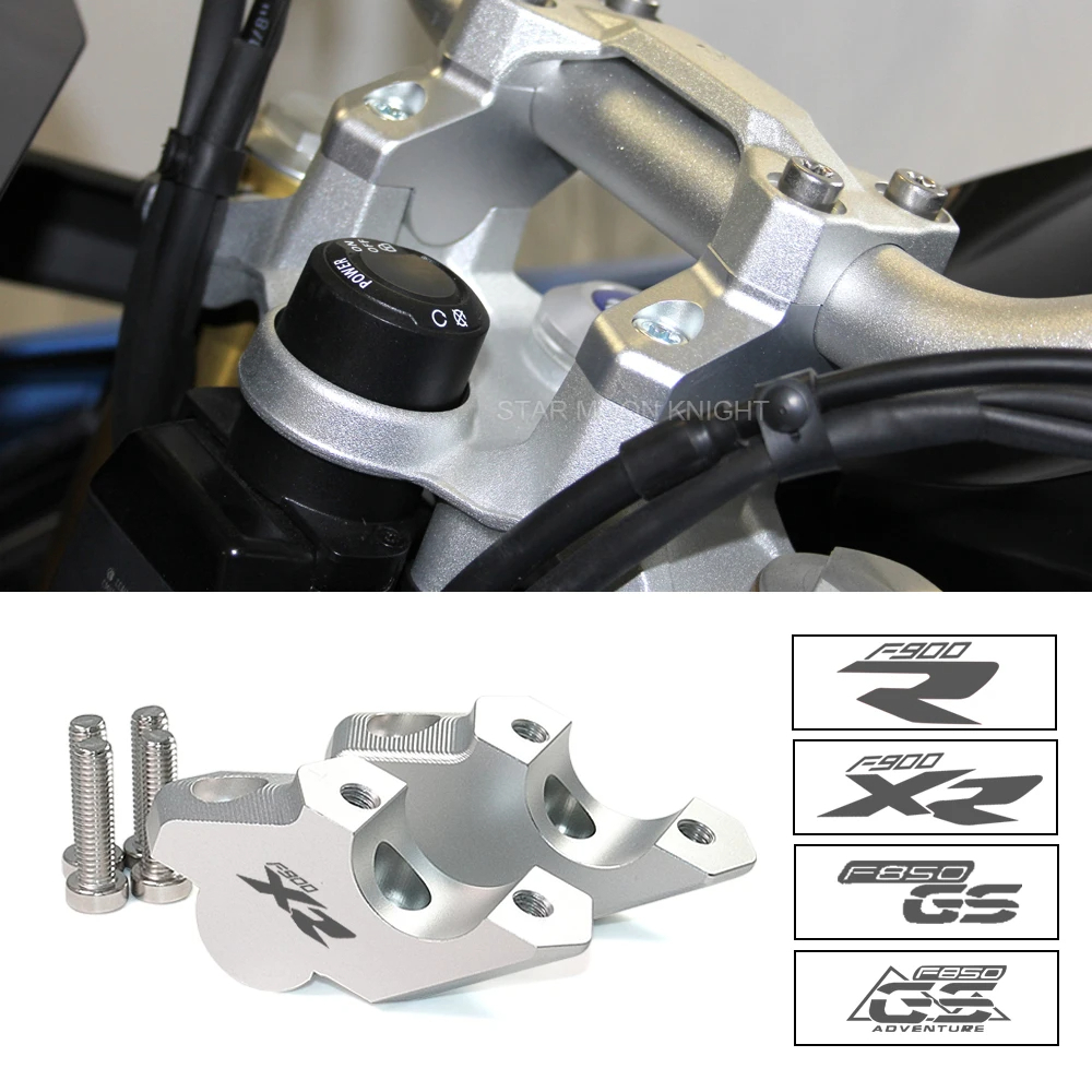 CNC Handlebar Riser Clamp For BMW F900 F900R F900XR F 900 XR F850GS F ...