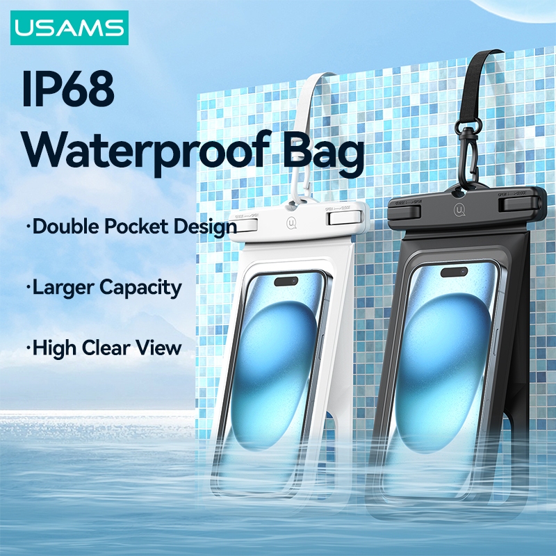 USAMS Waterproof Swimming Phone Bag | Shopee Malaysia