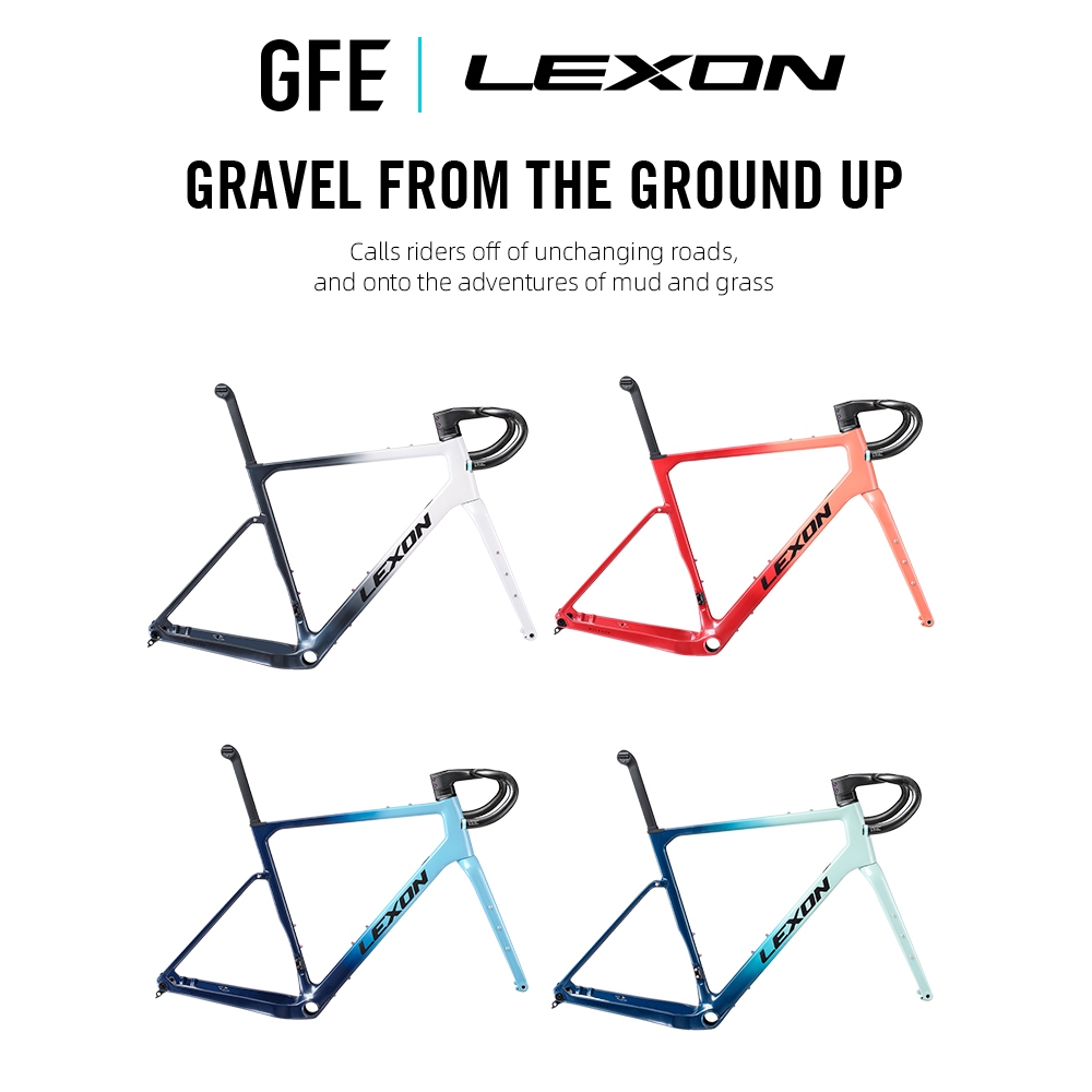 2023 Lexon GFE Carbon Gravel Bike Frame off-Road Bicycle Framework ...