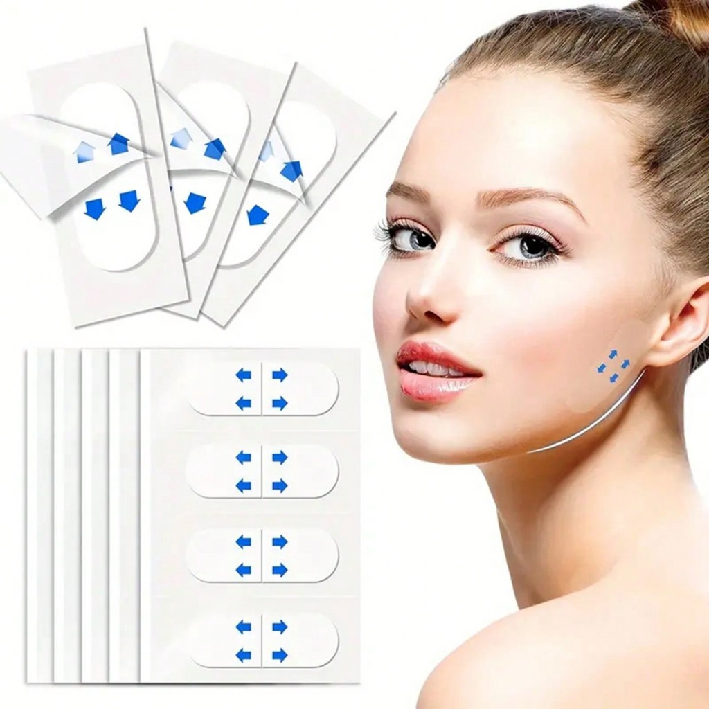 Facial Firming Lifting Sticker Invisible V Face Sticker Hidden Fine ...
