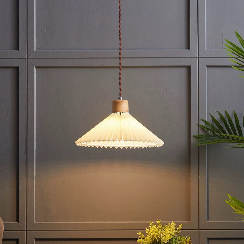 【Free Shipping】Nordic Japanese style Simple Hanging Lamp Bedroom Lamp ...