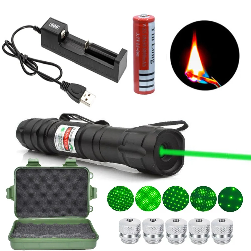 Green laser high power laser pen outdoor hunting laser collimator ...