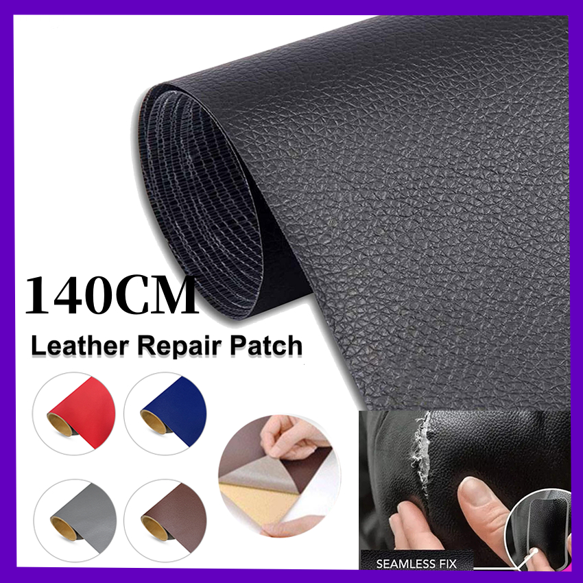100*140cm Faux Leather Fabric for Furniture Self Adhesive Leather Fix ...