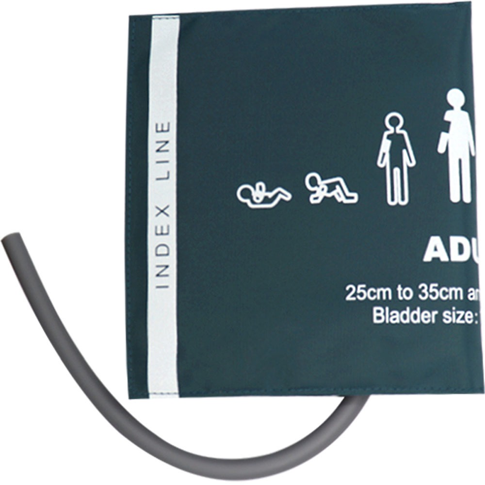 Nylon Material Adult Blood Pressure Cuff, Suitable for arm ...