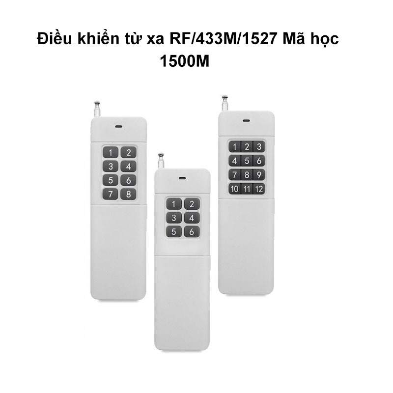 1500m Long Distance Remote Control 433MHZ Wireless Remote Control 6 ...