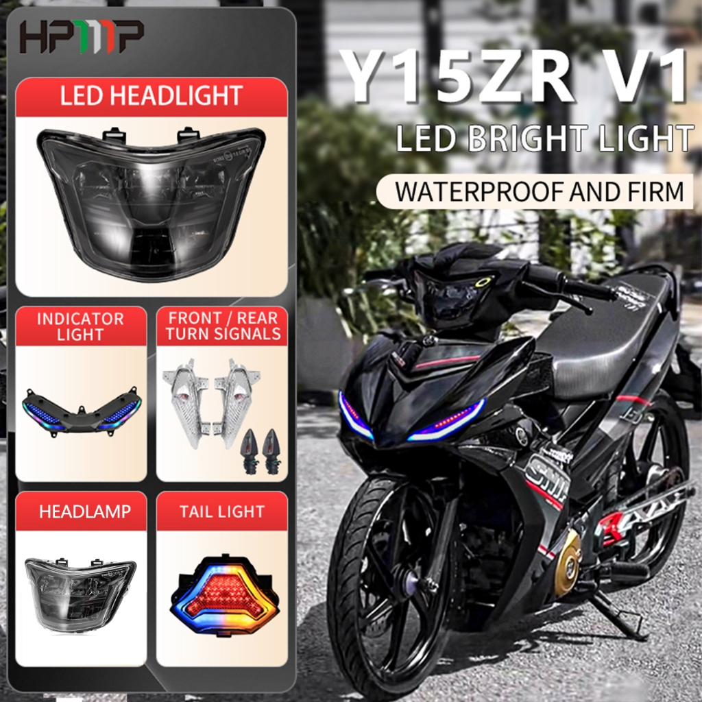 Y15ZR V1 PNP LED HEADLAMP FRONT/REAR TURN SIGNAL PILOT LAMP TAIL LIGHT ...