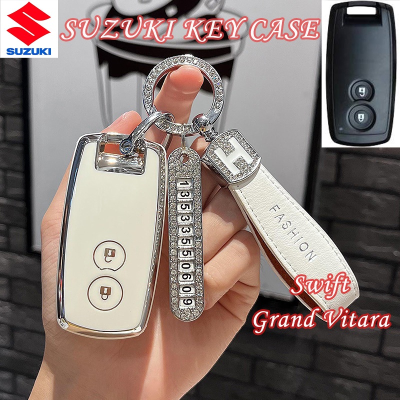 Suzuki key cover 2buttons For Suzuki SWIFT/Grand Vitara bow keychain ...