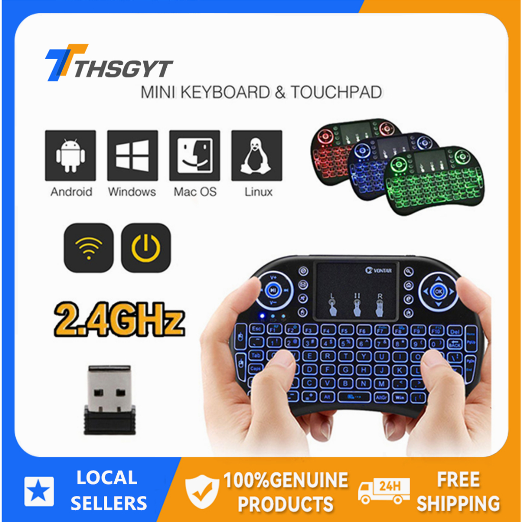 Mini i8 2.4GHz Mini Wireless Keyboard and Mouse Wireless Touchpad for ...