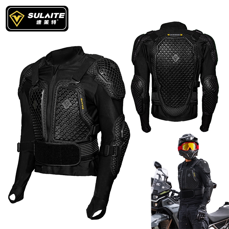 SULAITE Motorcycle Jacket Honeycomb Full Body Armor Protection Jackets ...