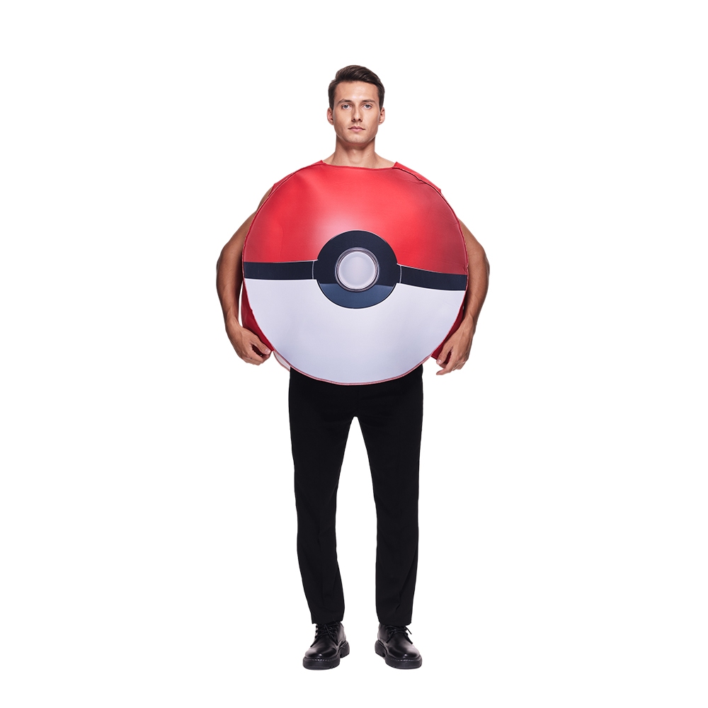 Ready Stock Adult Funny Pokeball Costume Men Halloween Party Game ...
