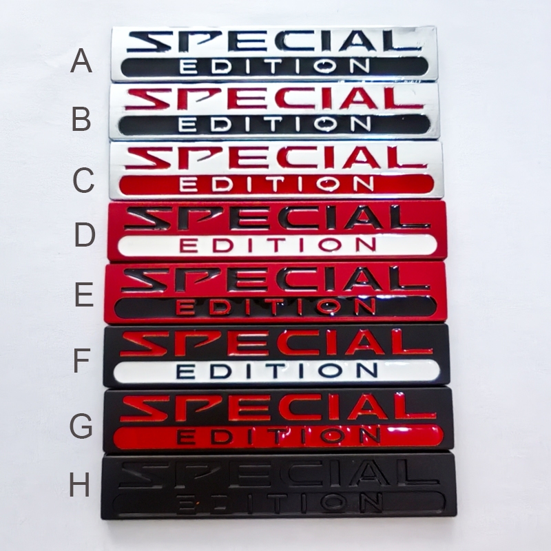 1 x New Model Metal SPECIAL EDITION Logo Car Auto Side Rear Decorative ...