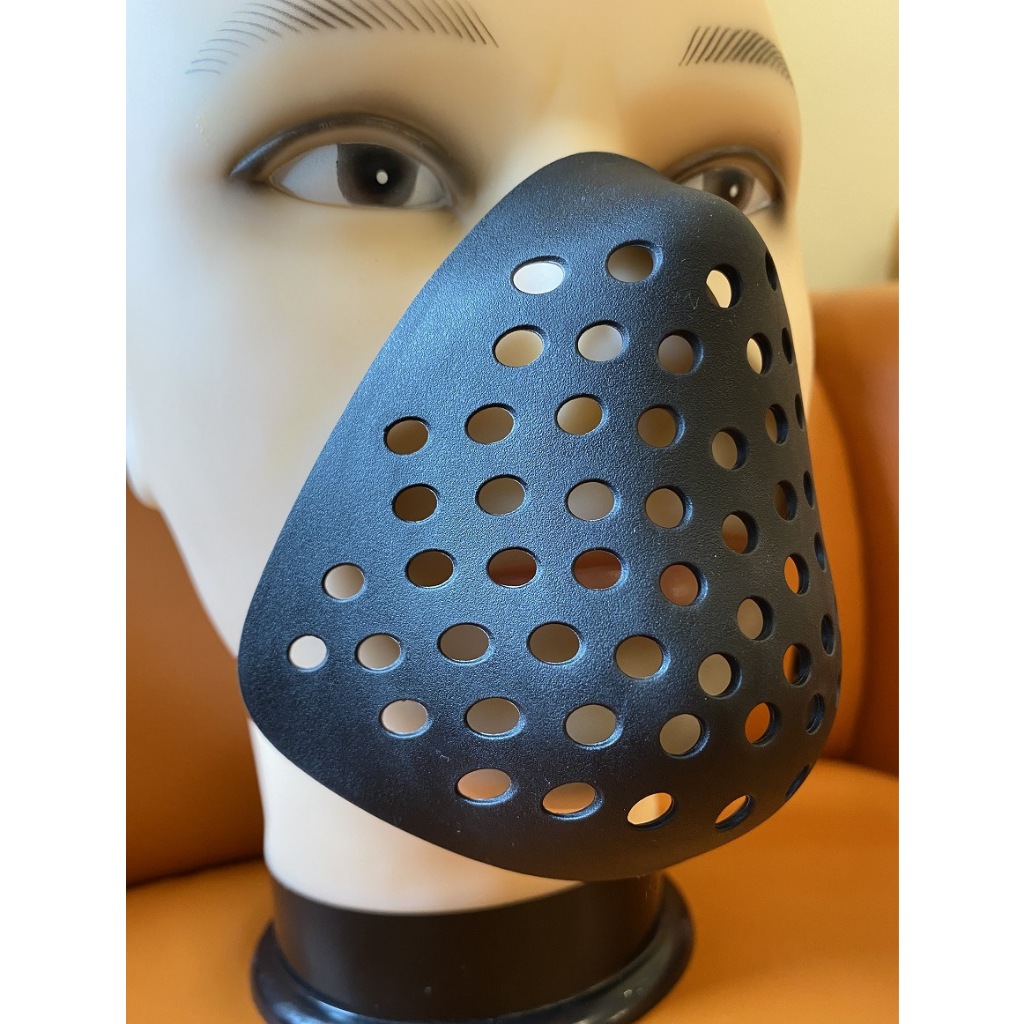 Black Red Silicone Mask Cover Month Masks Faceshell Cosplay Props Face ...