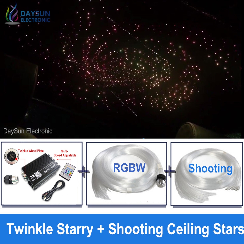 New RGBW Led Light Engine + Shooting with Twinkle Function Car Home ...