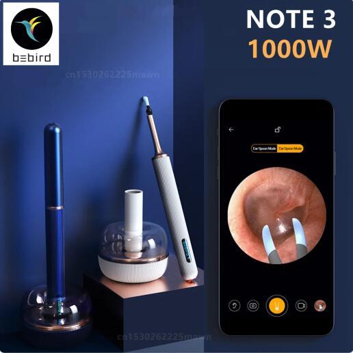 Bebird note3 /note3 pro Wireless Visual Ear Cleaner Stick Wax Picker 1000W Precision Endoscope ...