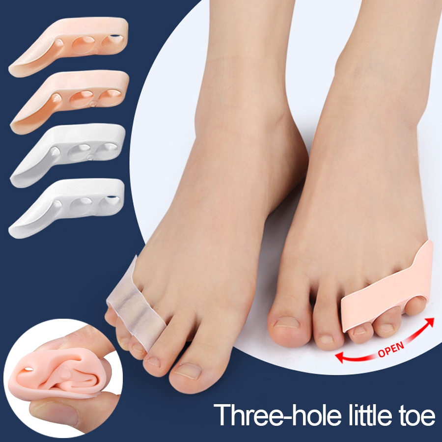 Toe Separator Toe Protector Silicone Gel Straightener Little toe valgus ...