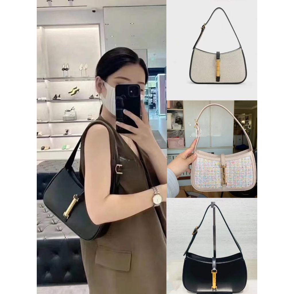 Cnk24 New Women's Bag Handheld Underarm Bag Canvas Small Square Bag ...