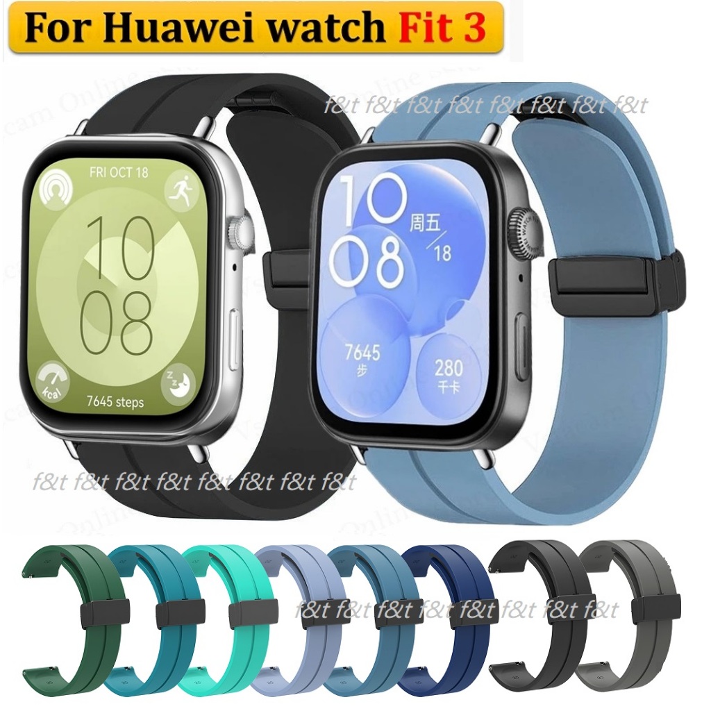 Sports Strap Huawei Watch Fit 3 Strap Smart Silicone Huawei Watch Fit3 ...