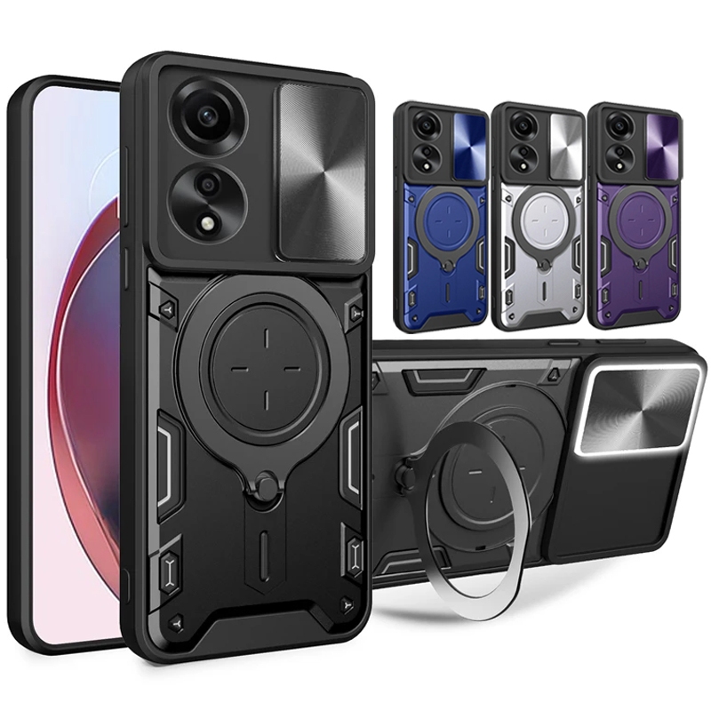 Shockproof Lens Protector Heavy Hard Casing Case With Metal Stand For