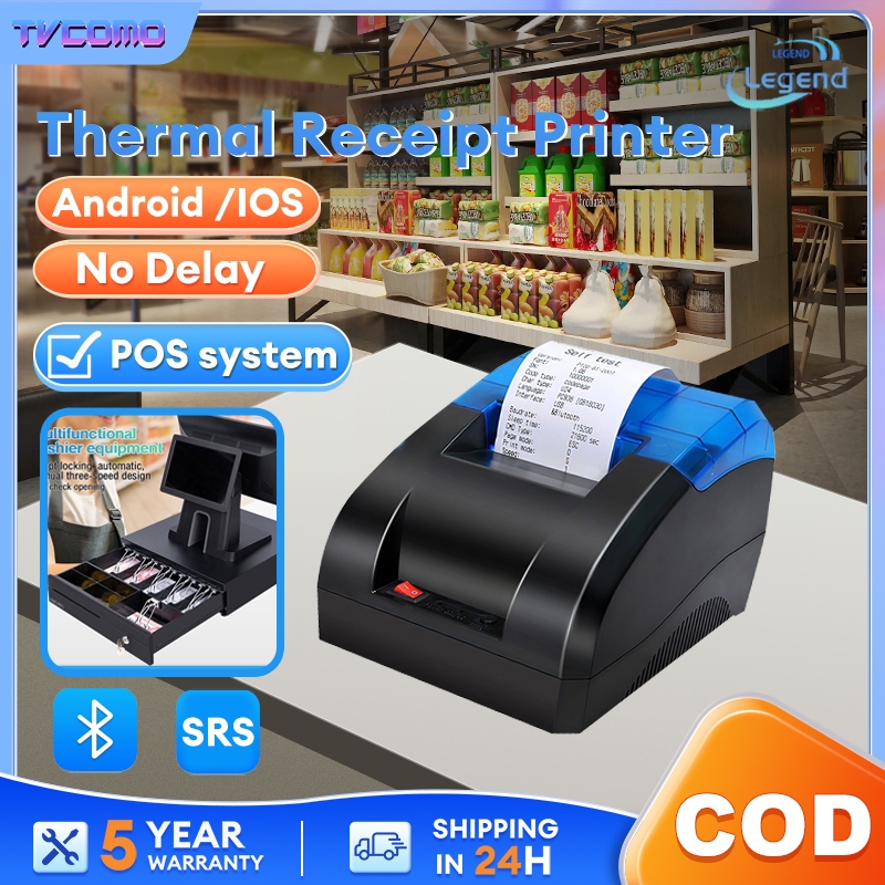 Thermal printer Receipt Printer Bluetooth Resit Mesin Topup Phone SRS ...