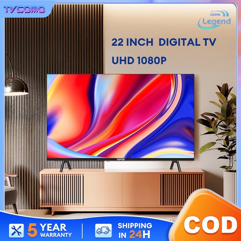 Digital TV 22 inch TV LED 4K UHD 1080P Digital Televisi HDMI/USB/AV/LAN ...