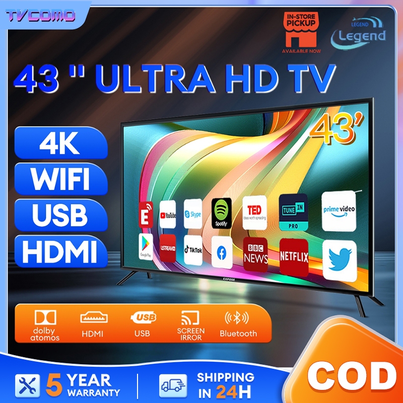 Smart TV murah 32/43 inch Android 12.0 TV 4K Ultra HD LED Murah ...
