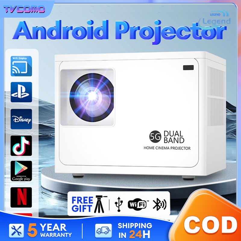 Mini android projector WiFi portable support phone screen Projektor ...