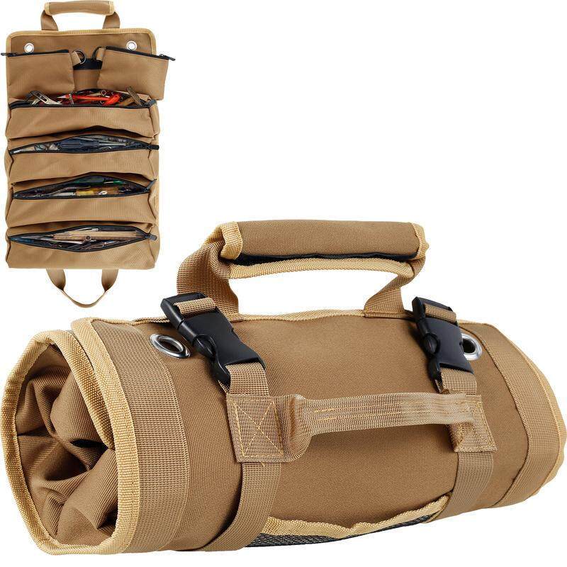 Multi-Purpose Hardware Tool Bag Professional Multi-Pocket Rolled ...