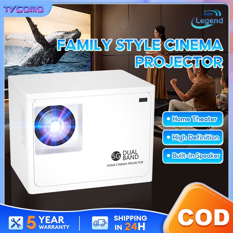 Portable projector mini 9000 lumens led Full HD 4k projector with 5G ...