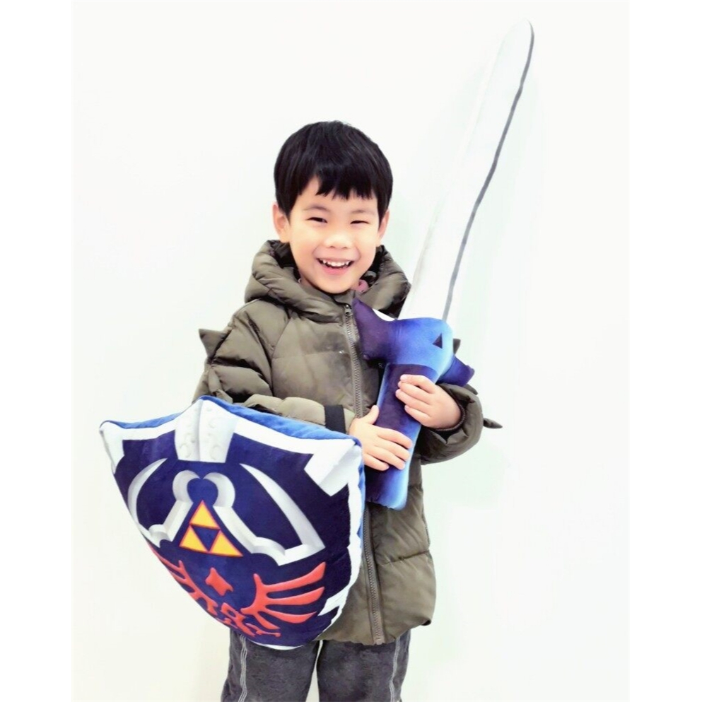 Disguise Link Master Sword + Link Hylian Shield Plush Toy Cosplay ...